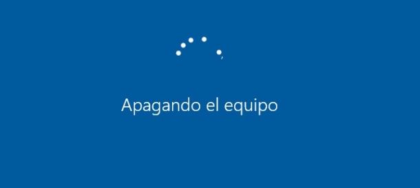 Apagar rápido Windows 10 sin esperas